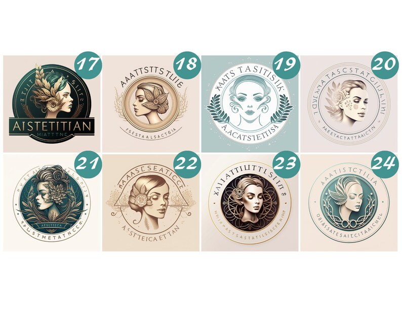 Esthetician Logo Design, Skincare Logo Design, Beautician Logo, Beauty ...