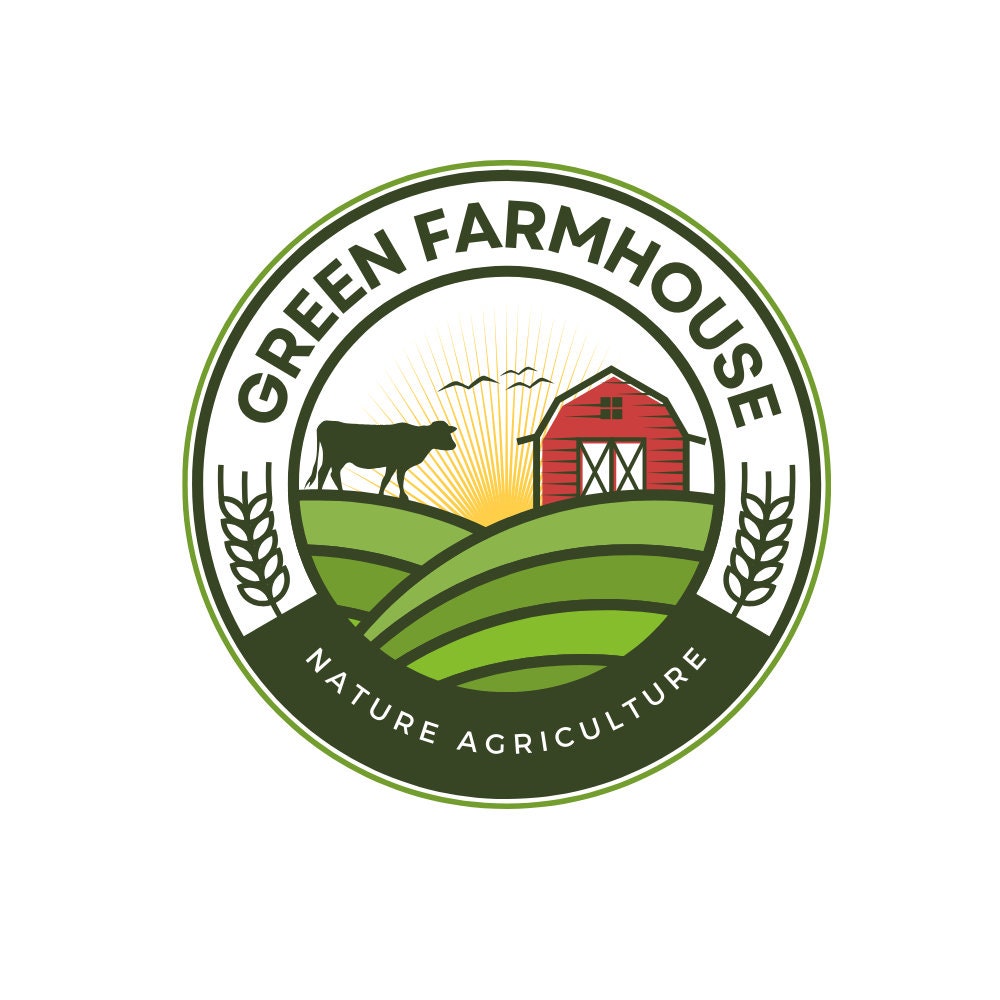 Custom Farm Logo Design Custom, Farm Logo Custom, Farm Logo Stamp ...