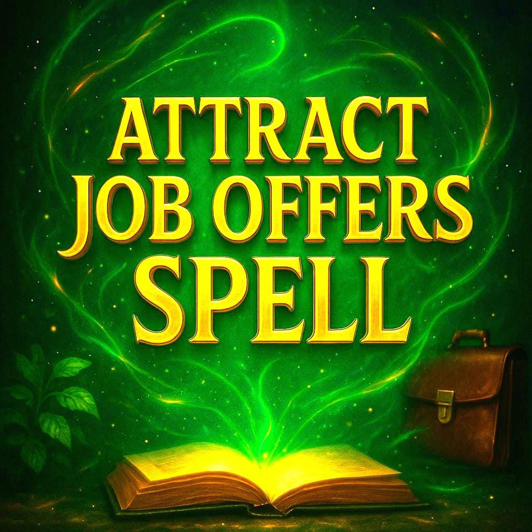 Job Interview Success Spell, Money Increase, Manifest Job Promotion ...