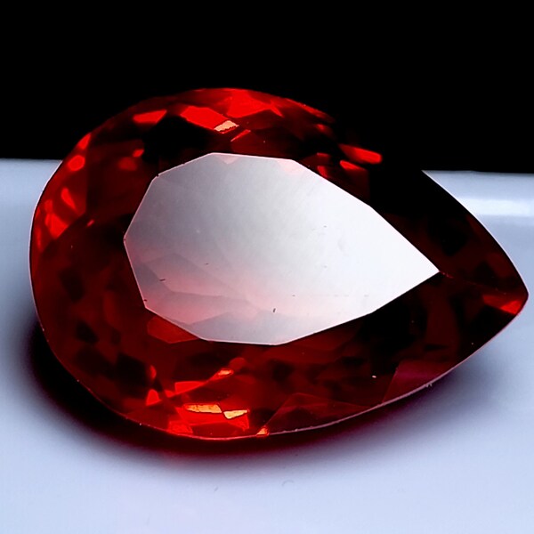 Pear Shape Ruby - Etsy