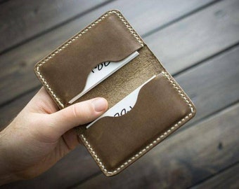 Leather Card Wallet Template - Etsy