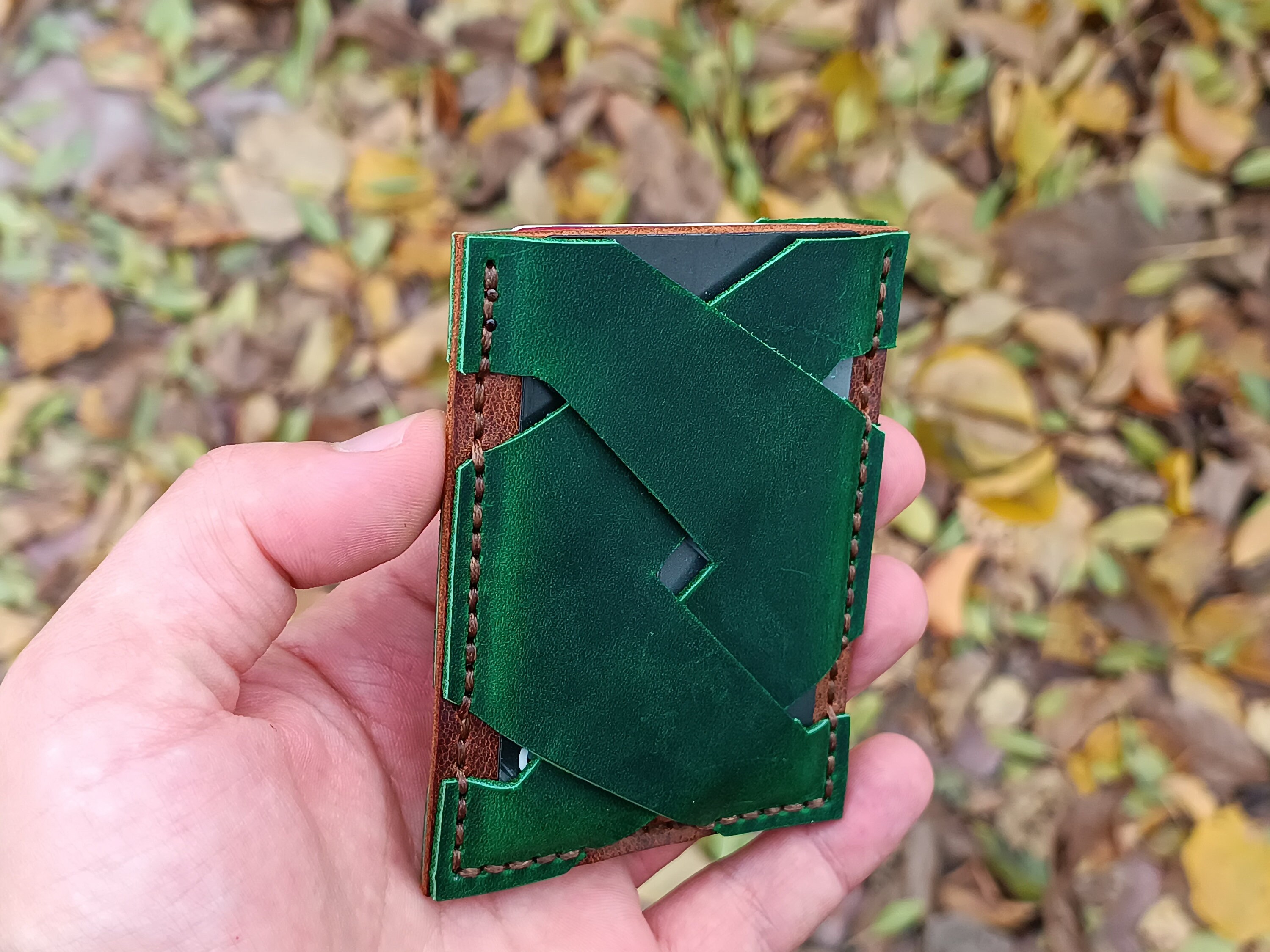 Leather Card Case PDF Pattern. Card Holder Pdf Template. Wallet PDF ...