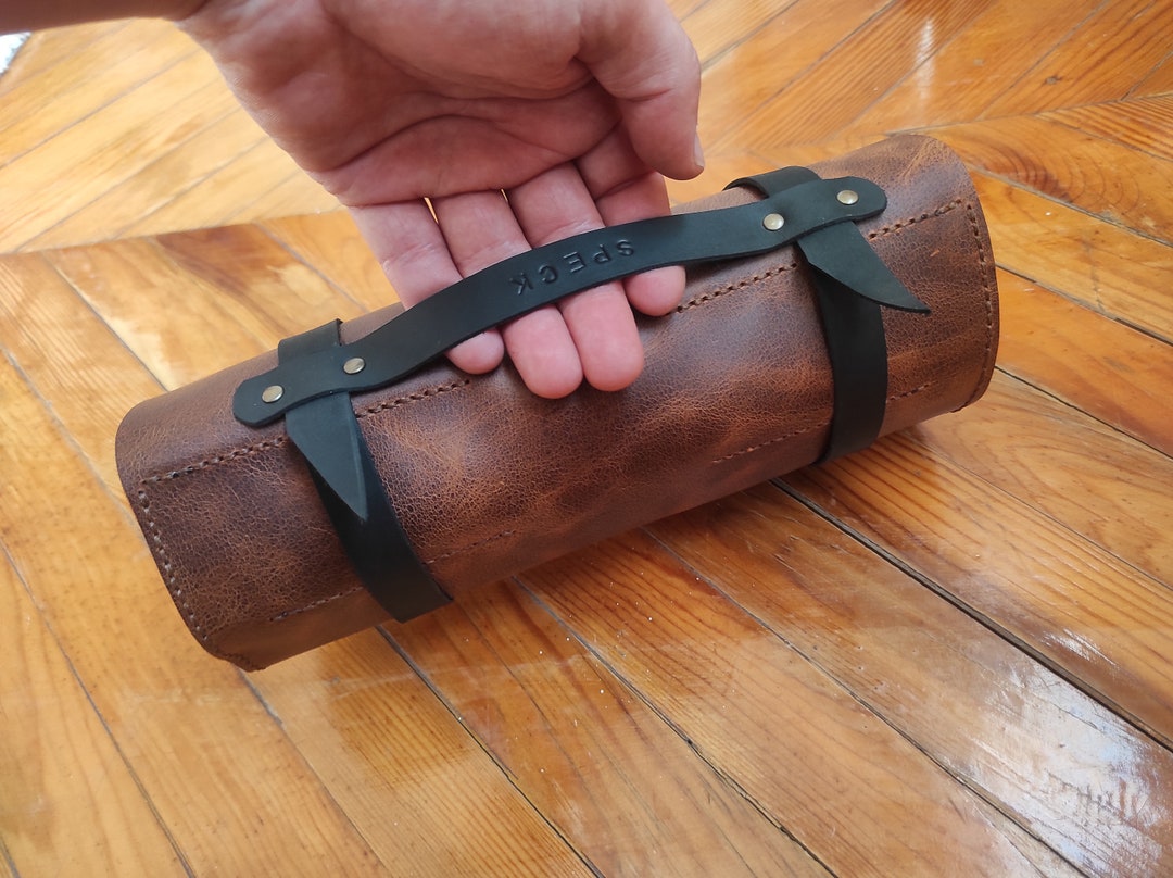 Leather Pocket Knife Roll PDF Pattern. Leather Watch Roll PDF Template ...