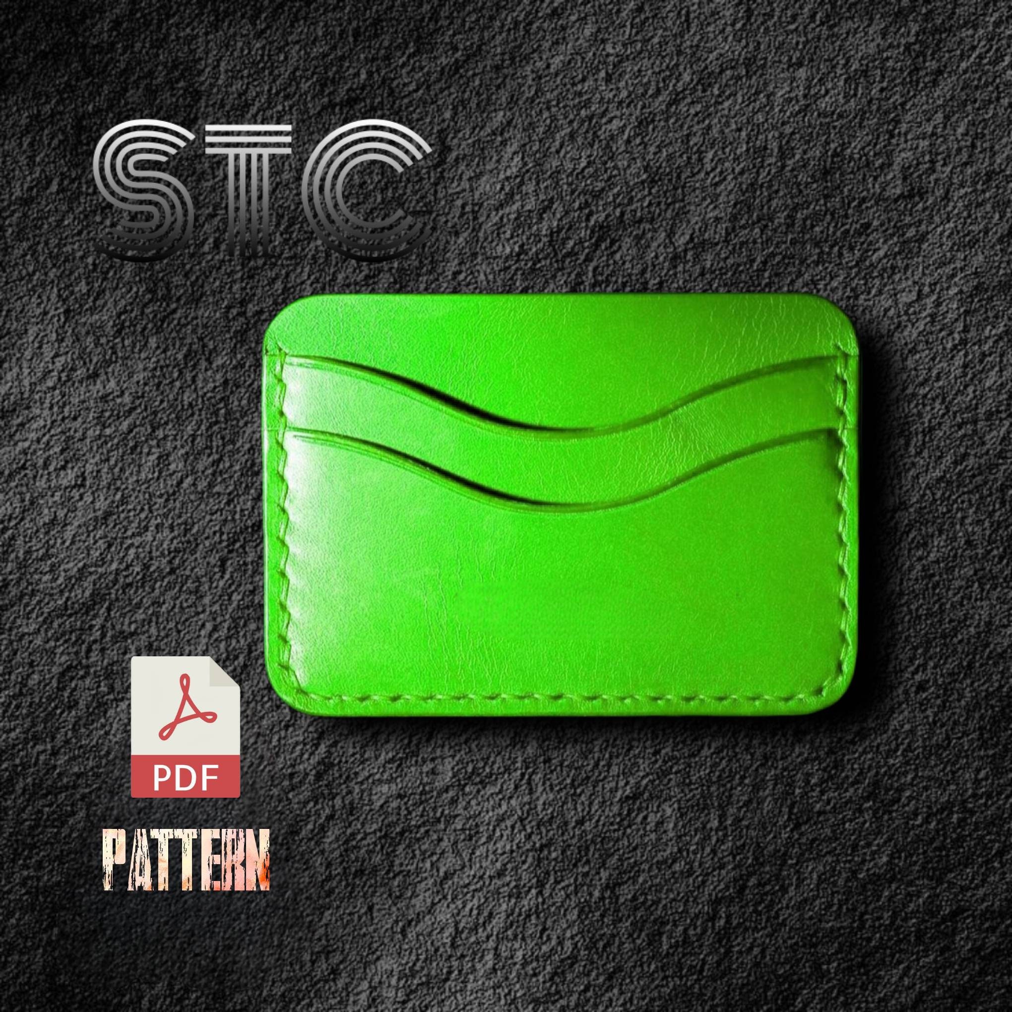 Template Card Wallet, Card Case Pattern, Card Holder Pattern, Card ...