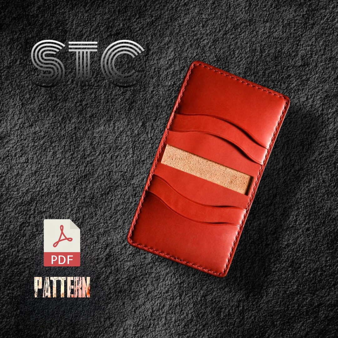 PDF Pattern Wallet. Card Holder Template. Leather Card Case - Etsy