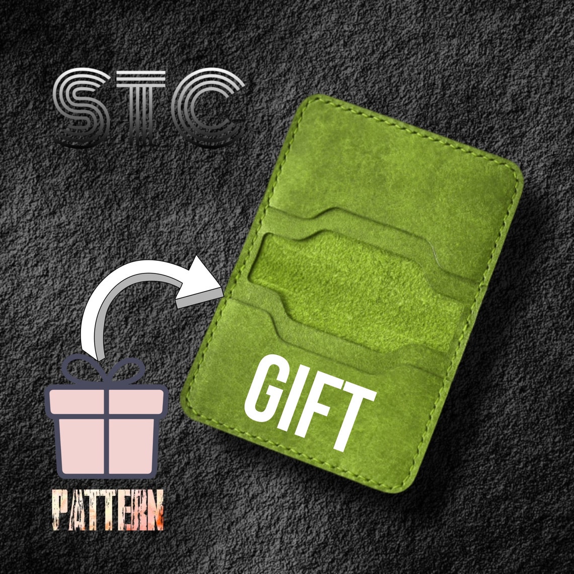 Slim Card Holder Card Case Pattern Leather Pdf Pattern Leather Sewing ...
