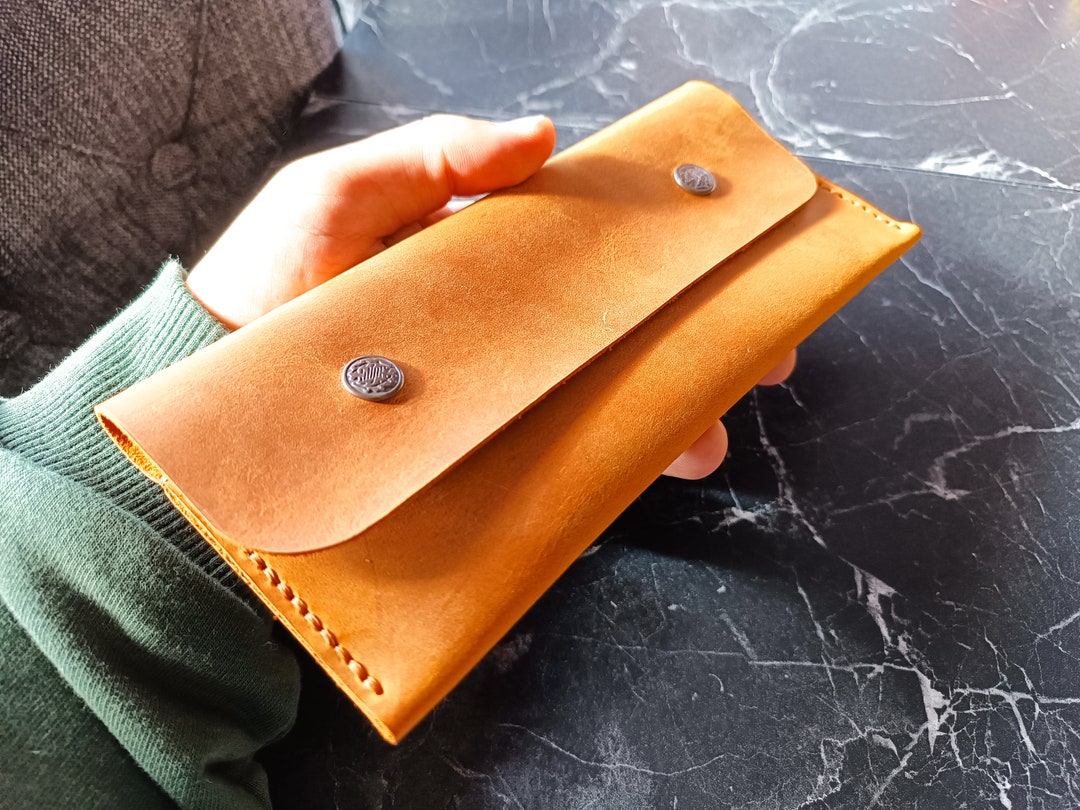 Leather Cash Wallet. Money Case. Dollar Wallet. Leather Money Wallet - Etsy