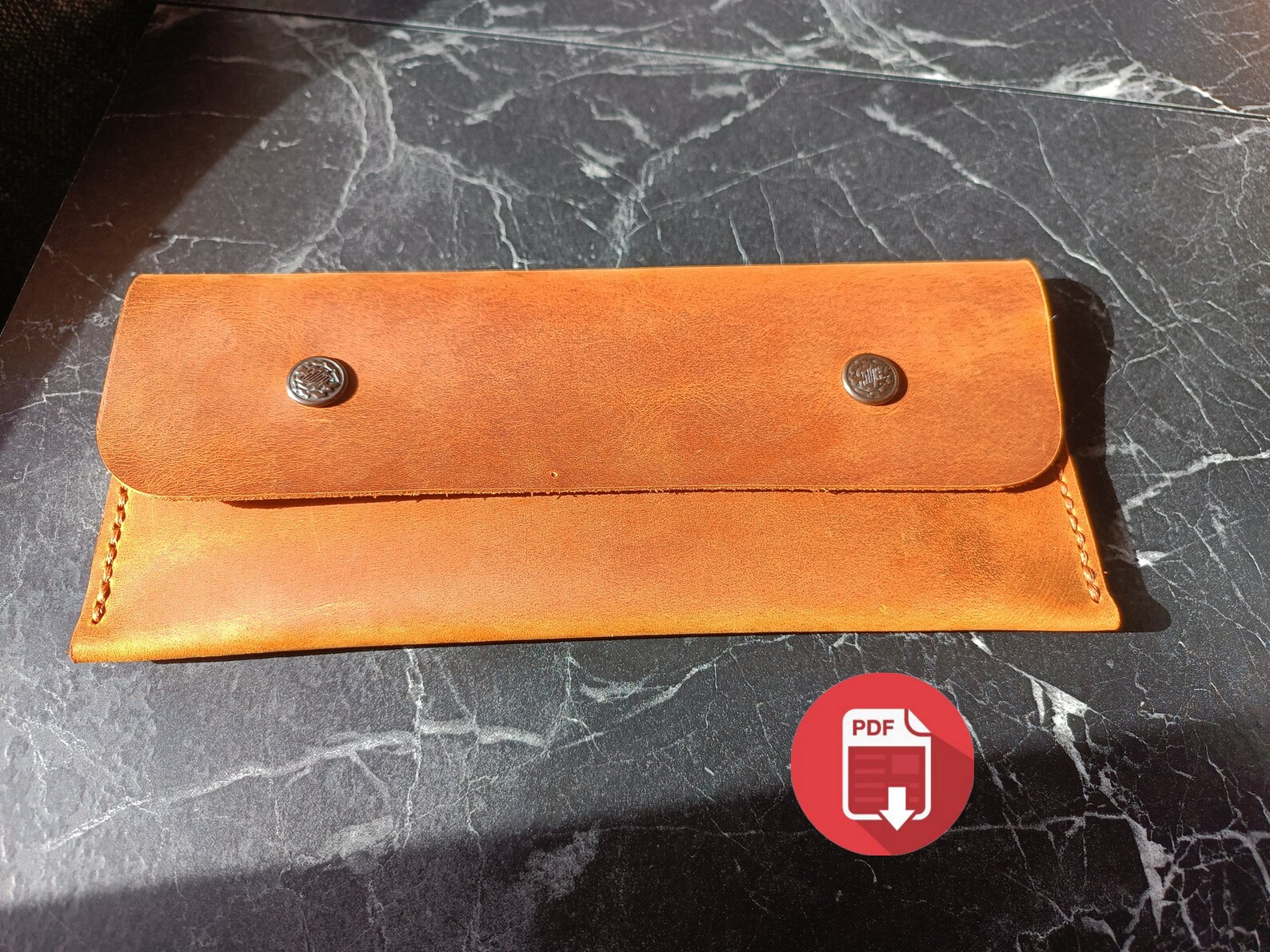 PDF Template. Leather Cash Envelope Wallet PDF Pattern - Etsy