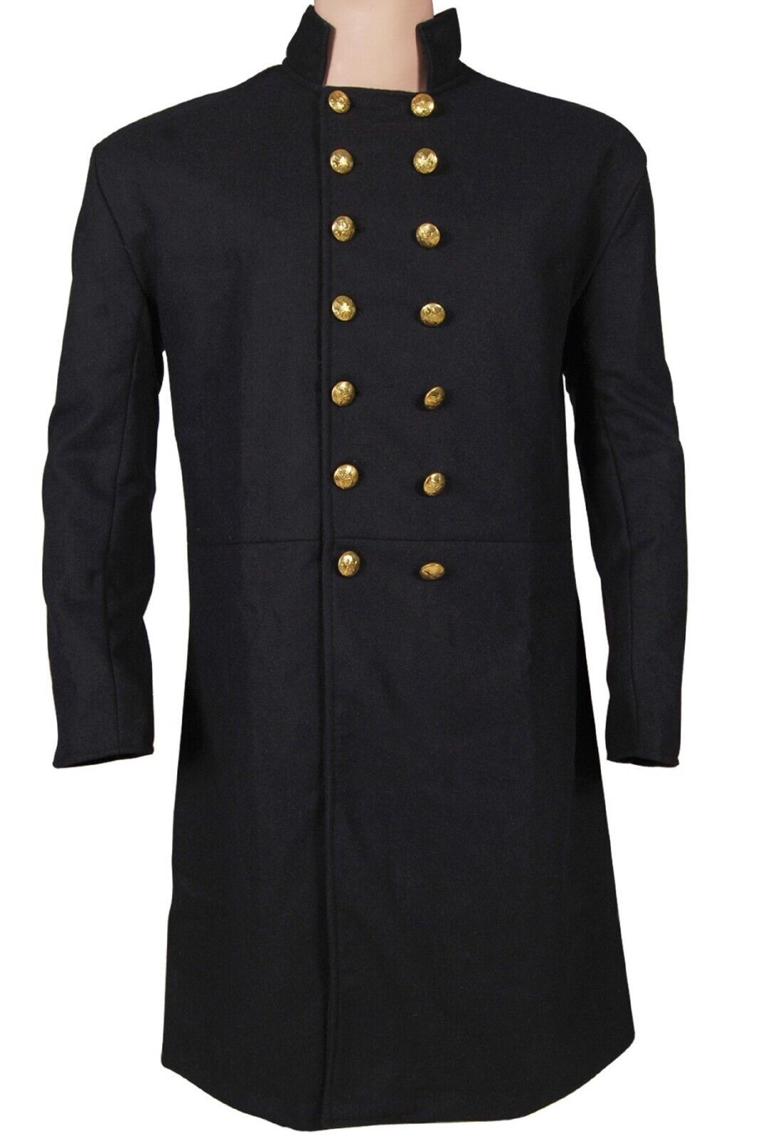 Civil War Union Senior Double Breasted Officer Frock Coat Military Coat ...
