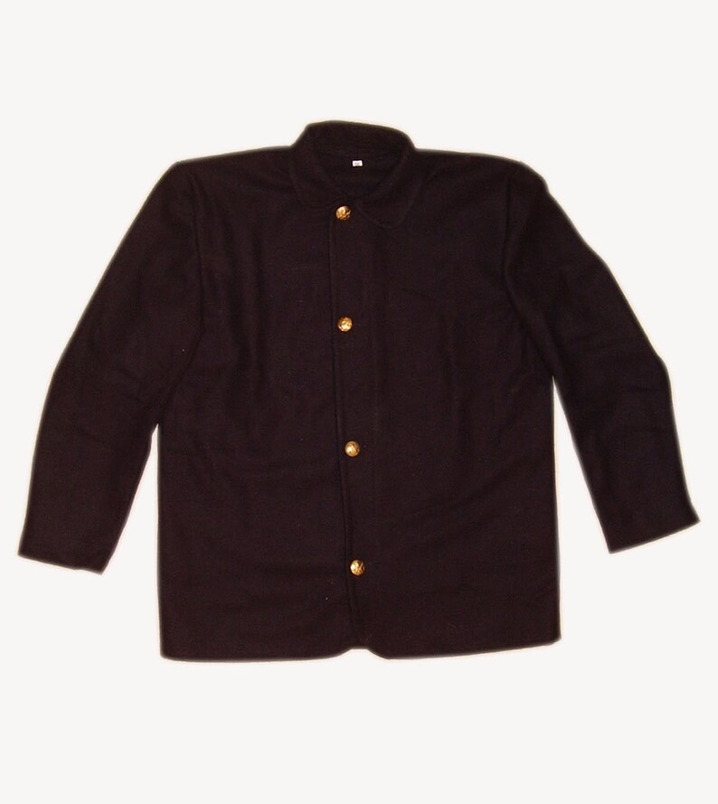 Civil War Union Navy Blue Soldier's Wool Sack Coat /military Jacket all ...