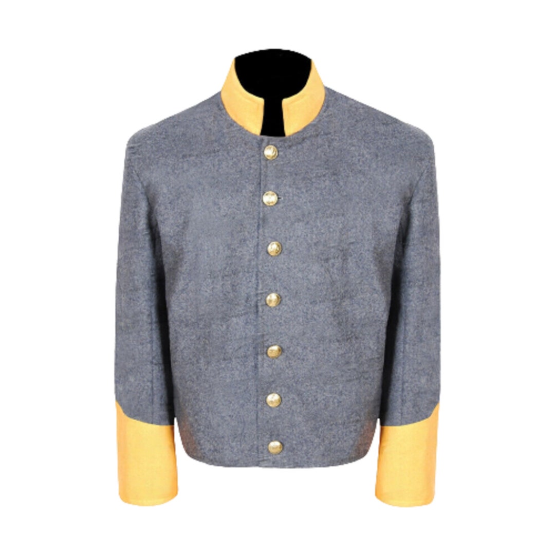 Civil War Confederate Cavalry Officer's Single Breast Shell Jacket ...