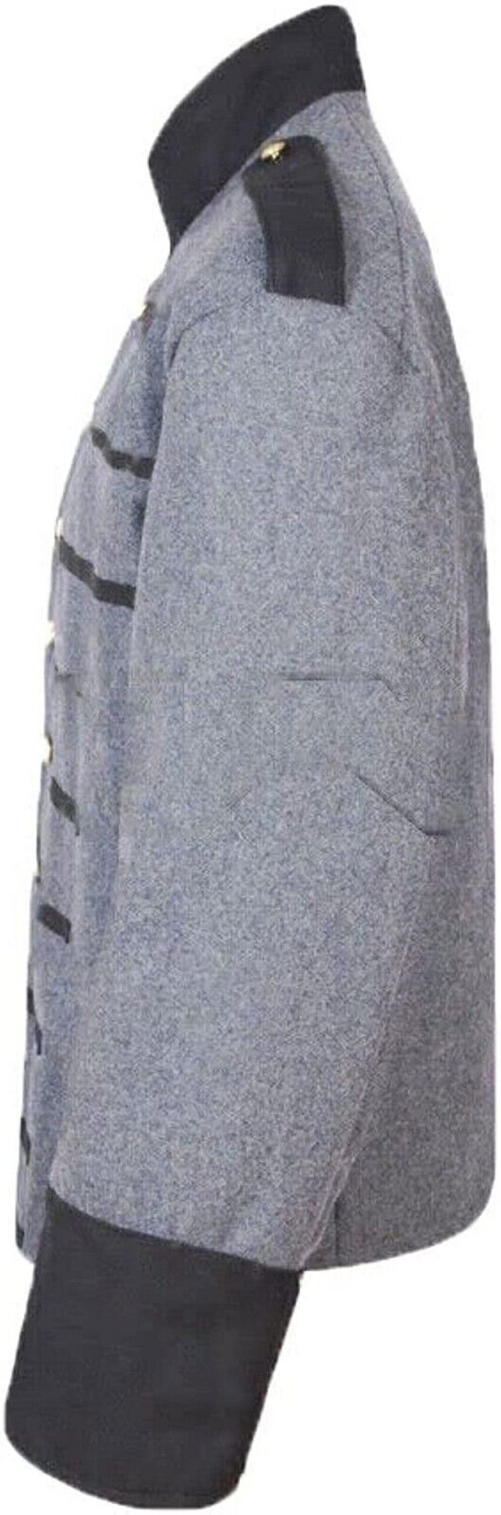 Civil War American Virginia Cavalry Shell Jacket With Black Epaulets ...