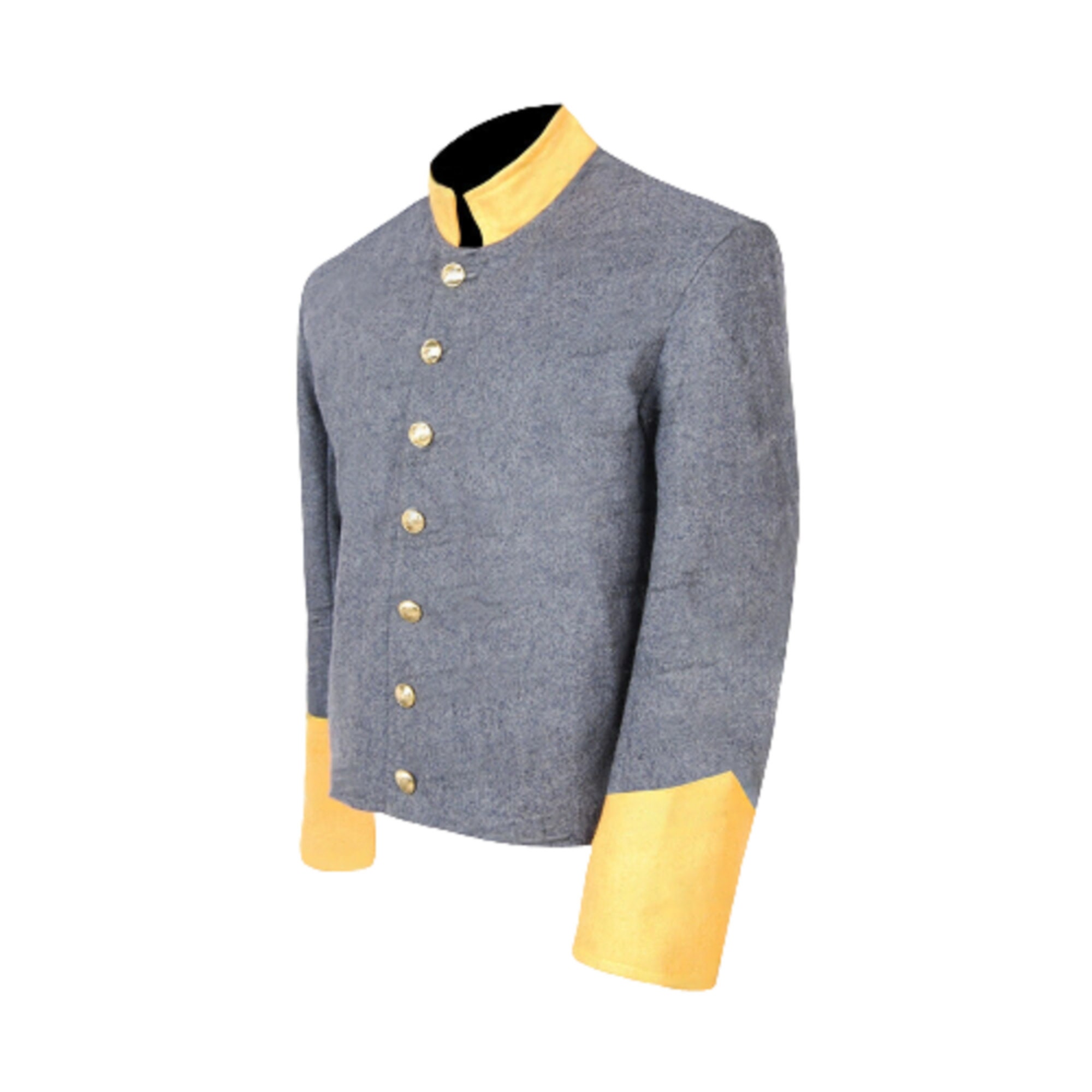 Civil War Confederate Cavalry Officer's Single Breast Shell Jacket ...