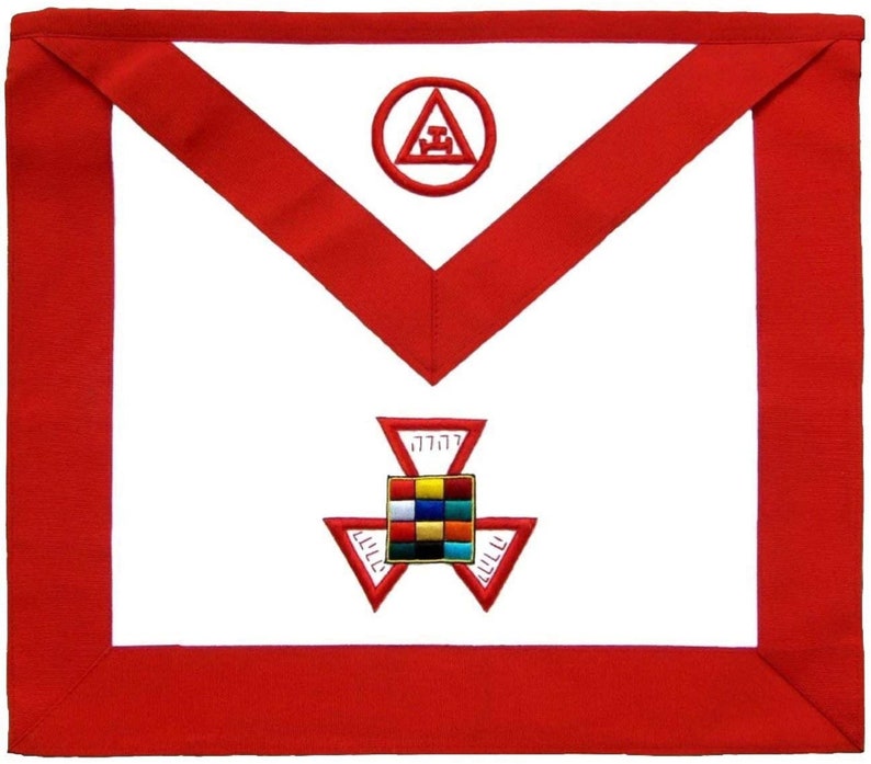 Masonic Royal Arch Past High Priest PHP Hand Embroidered Apron - Etsy