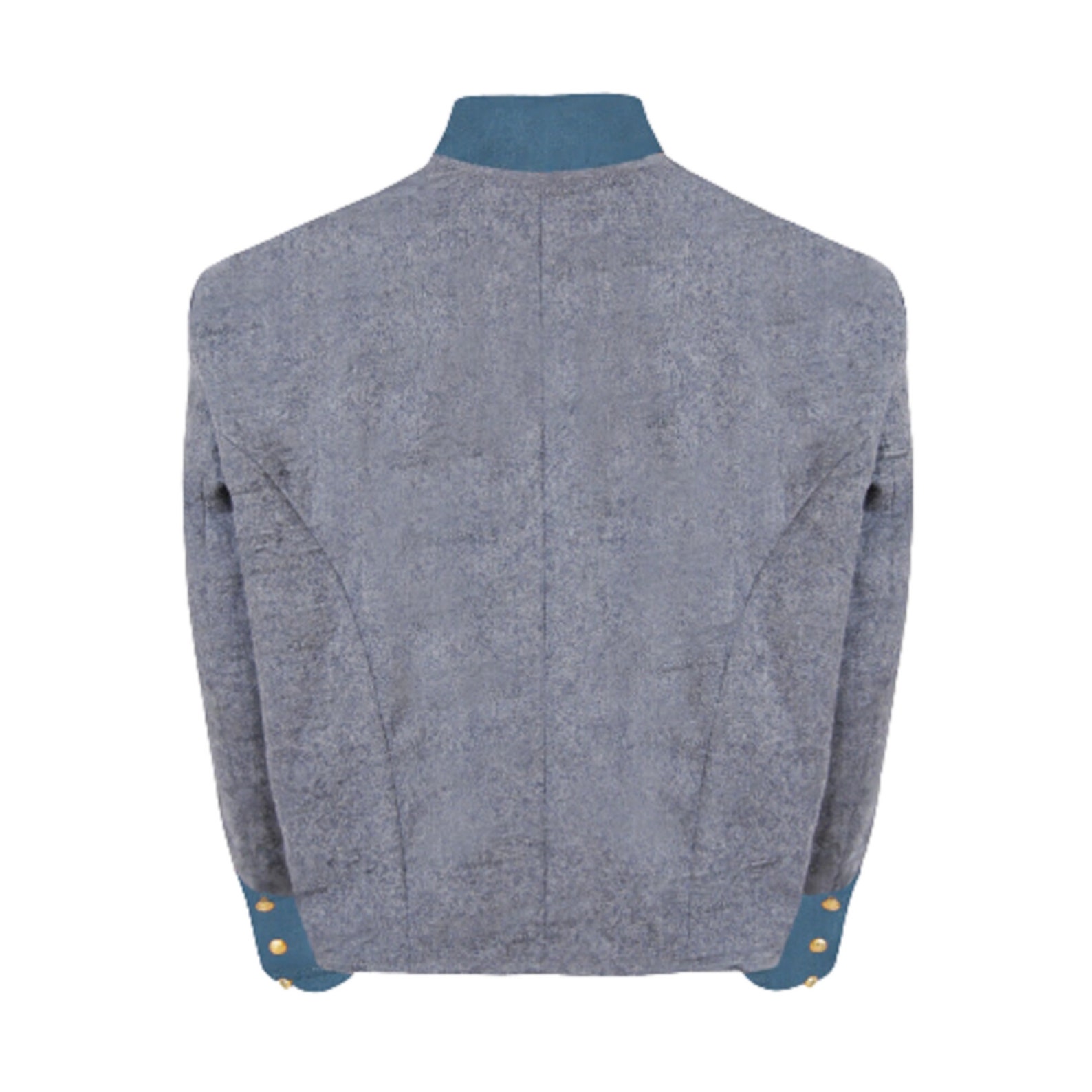 Civil War Confederate Infantry Shell Jacket, Grey Jacket/ Blue Cuff - Etsy