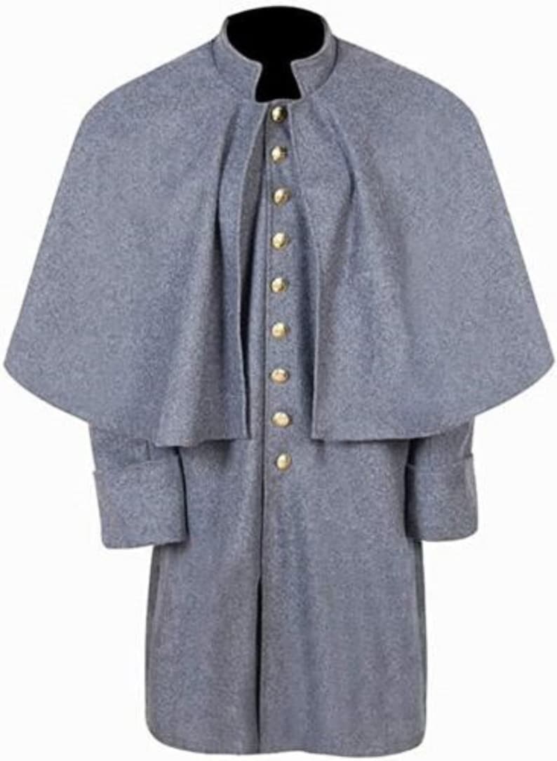 US Military Jacket Civil War Confederate Soldier's Great Military Coat ...