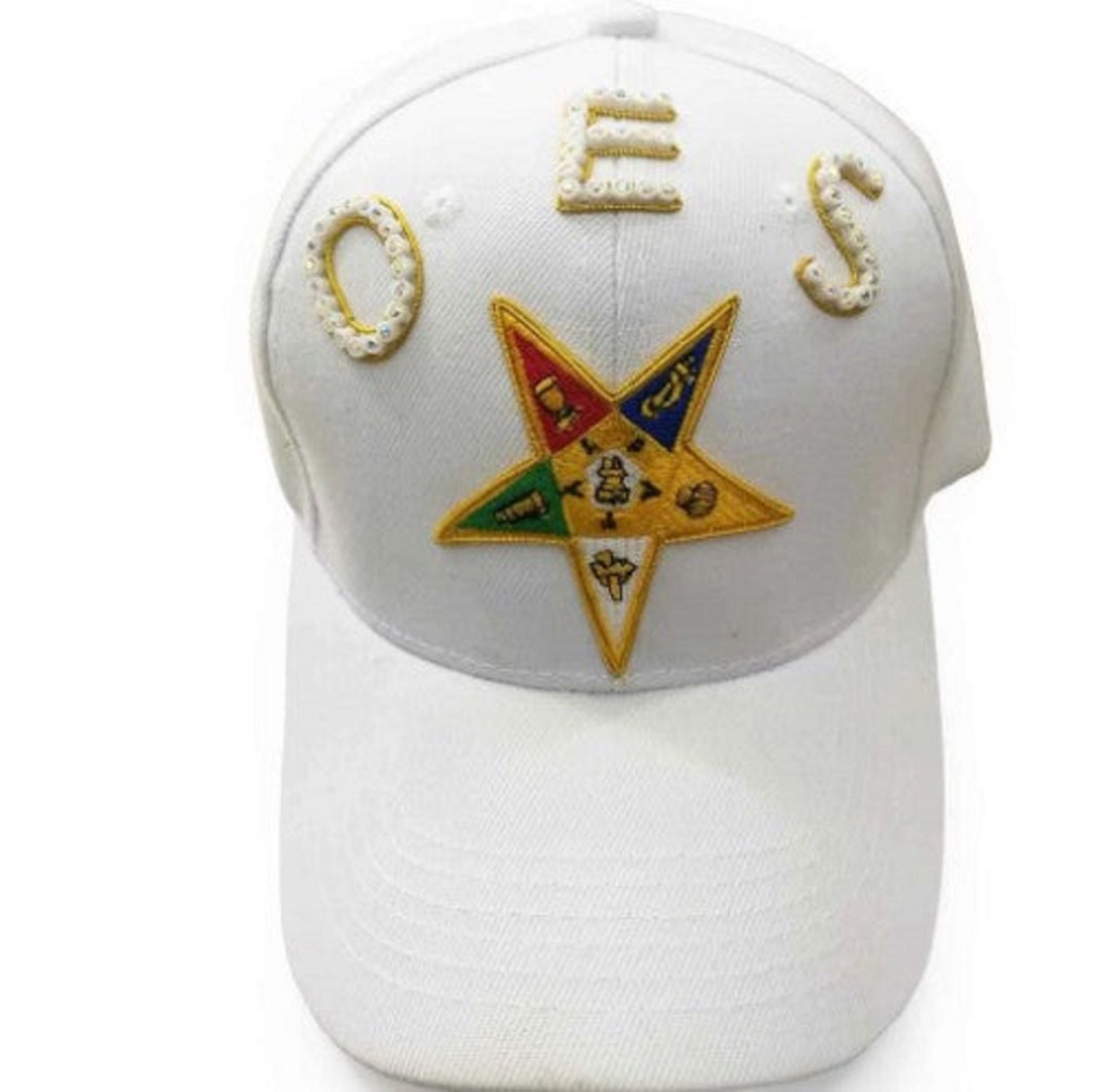 OES Order of the Eastern Star White Baseball Cap - Etsy