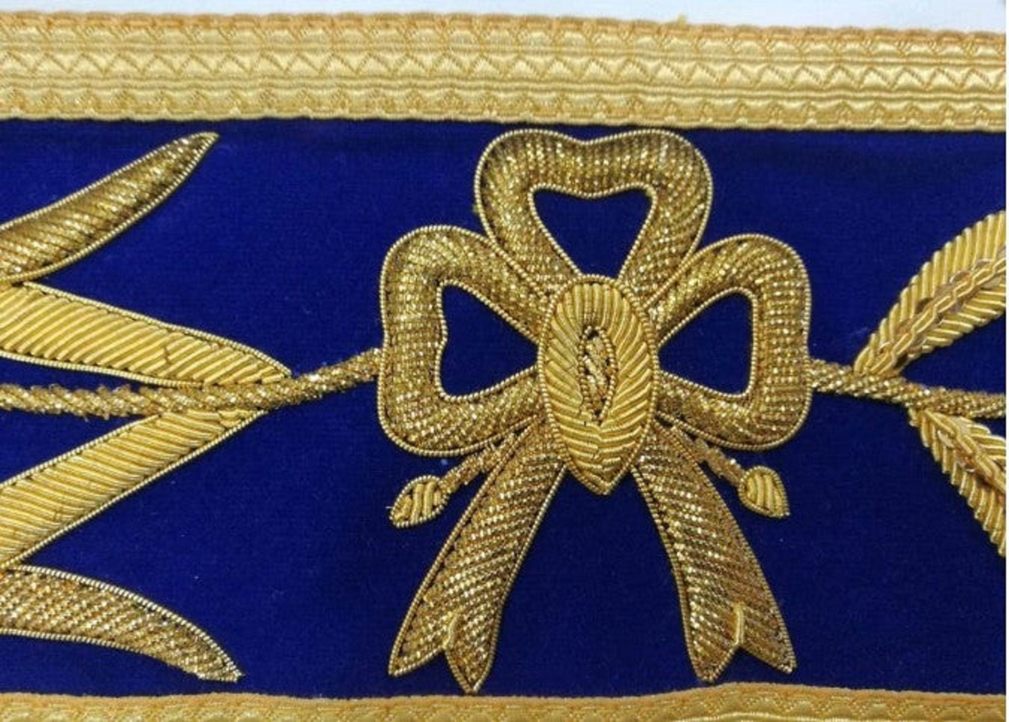 Masonic Regalia Craft Grand Standard Bearer Full Dress Apron Masonic ...