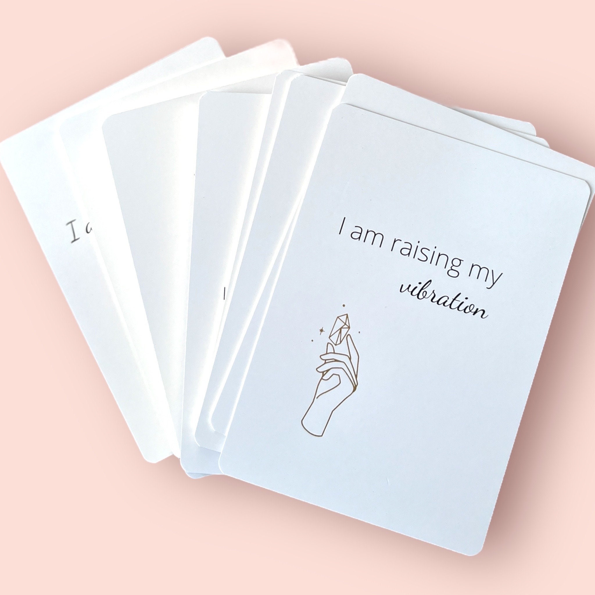 Daily Affirmation Cards, Wellbeing Gift, Mindfulness Cards, Positive ...