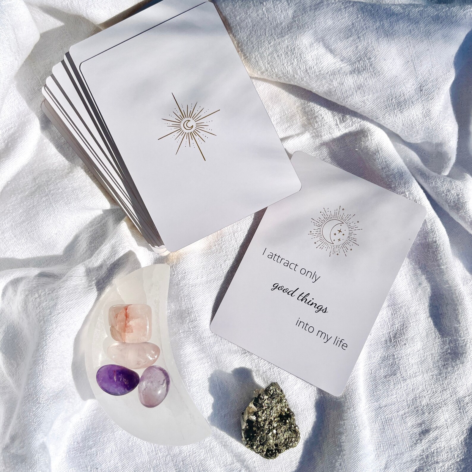 Daily Affirmation Cards, Wellbeing Gift, Mindfulness Cards, Positive ...