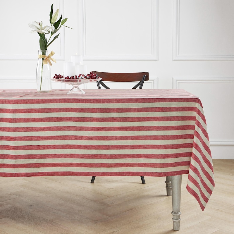 Striped Tablecloth - Etsy