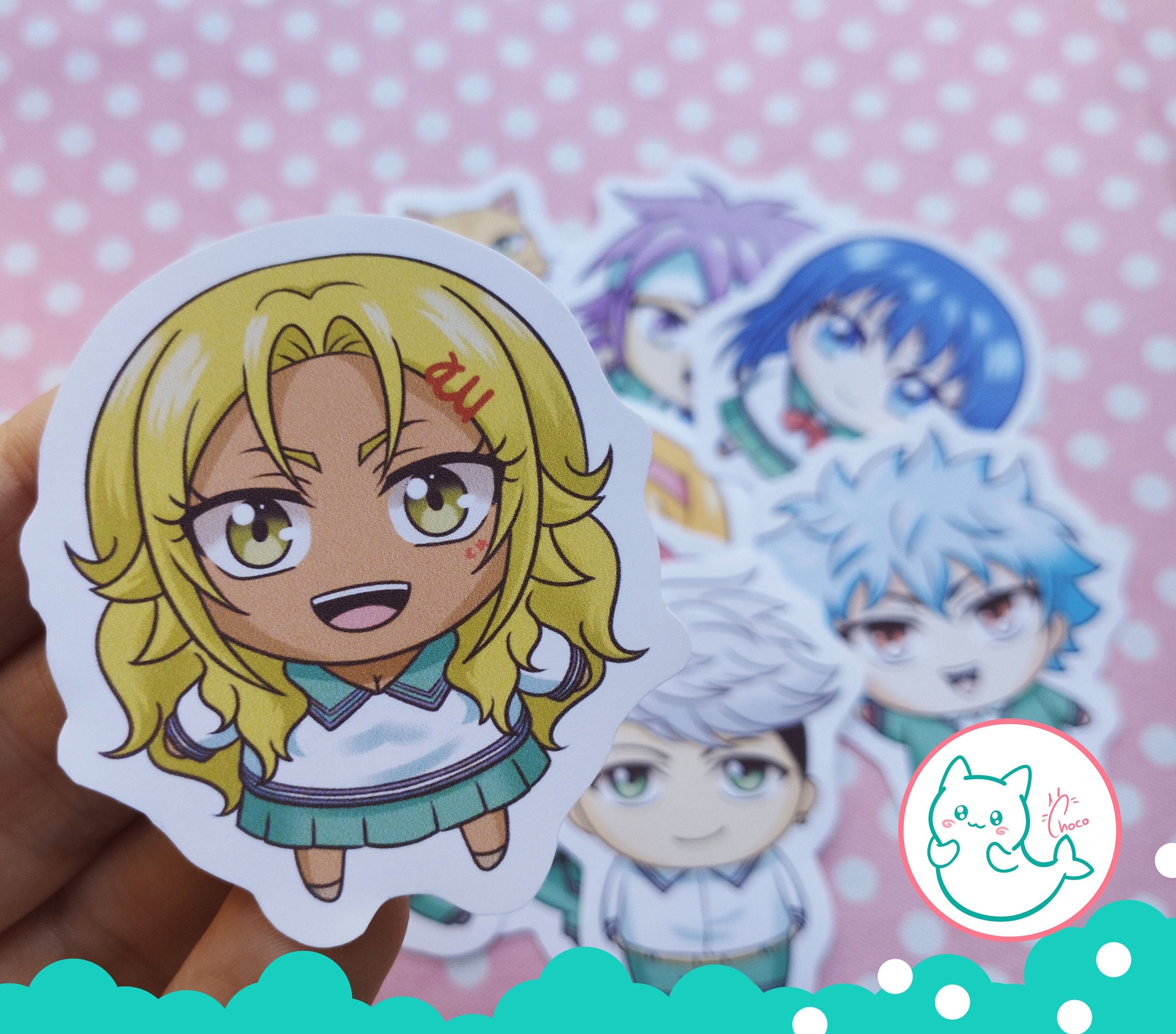 Anime Stickers Saiki! Glossy and Matte. Kusuo Psistickers, Teruhashi ...