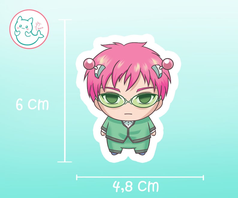 Anime Stickers Saiki! Glossy and Matte. Kusuo Psistickers, Teruhashi ...