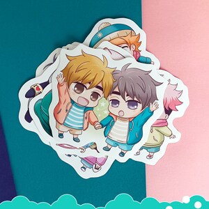 Kawaii Anime Stickers Baby Style! Little Volleyball Boys Stickers, JJK ...