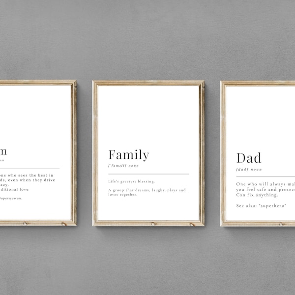 Family Definition - Etsy