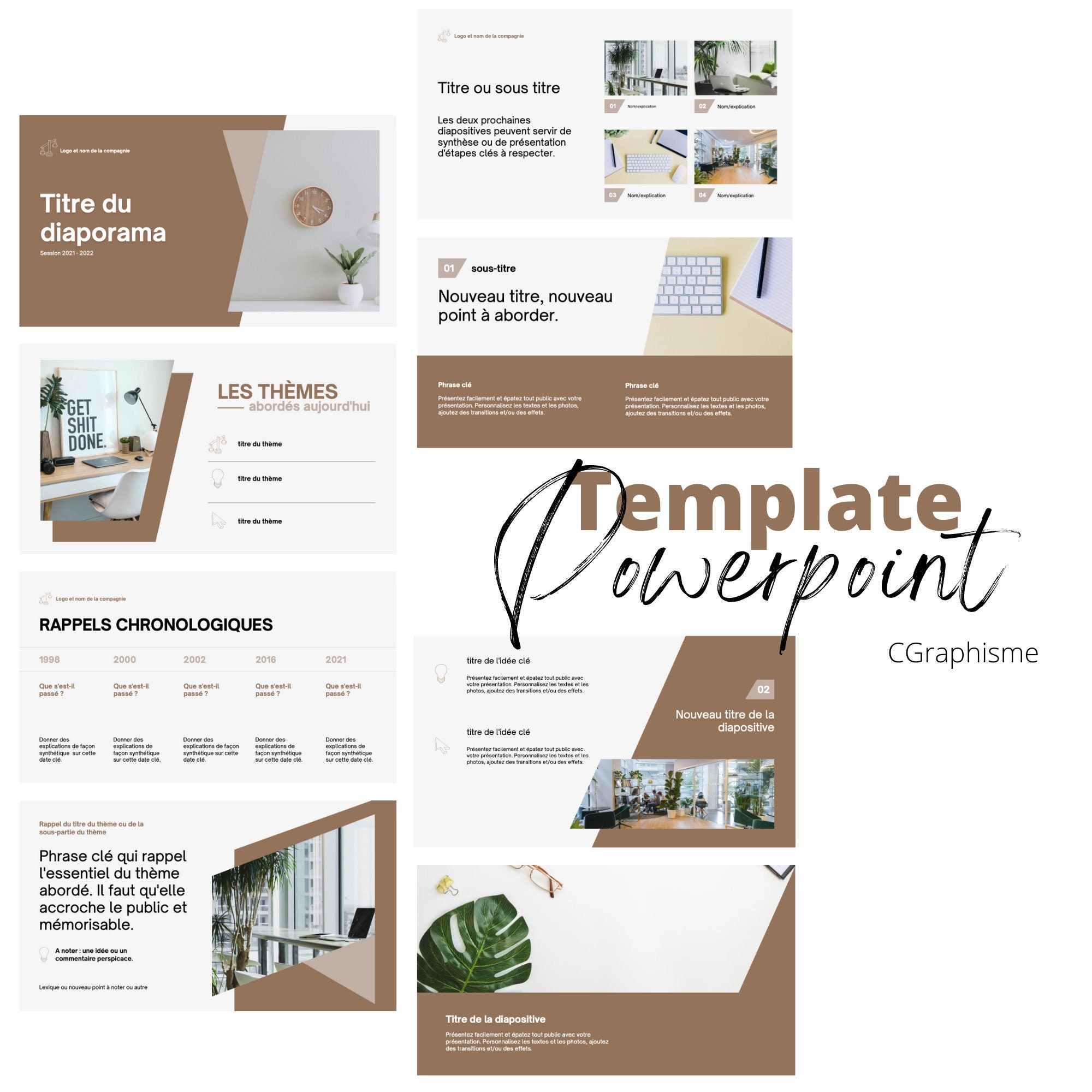 Modèle Powerpoint Professionnel - Etsy