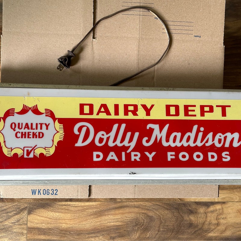 Vintage Dairy Sign - Etsy