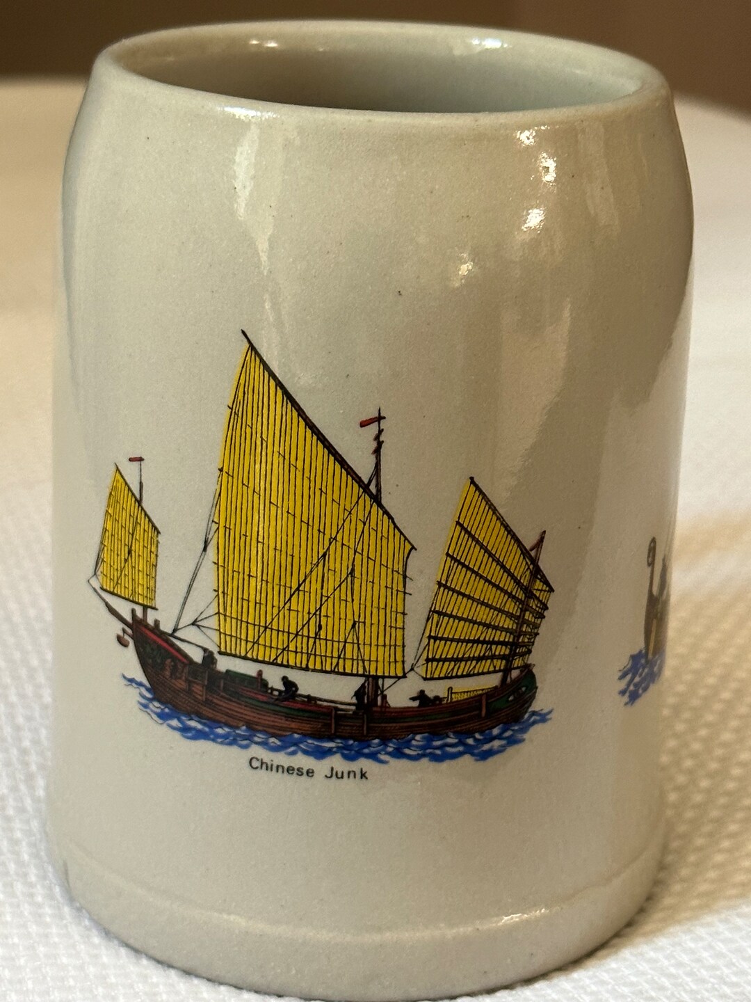 Three Sailing Ships Beer Mug Stein Viking Chinese Venetian Vintage - Etsy