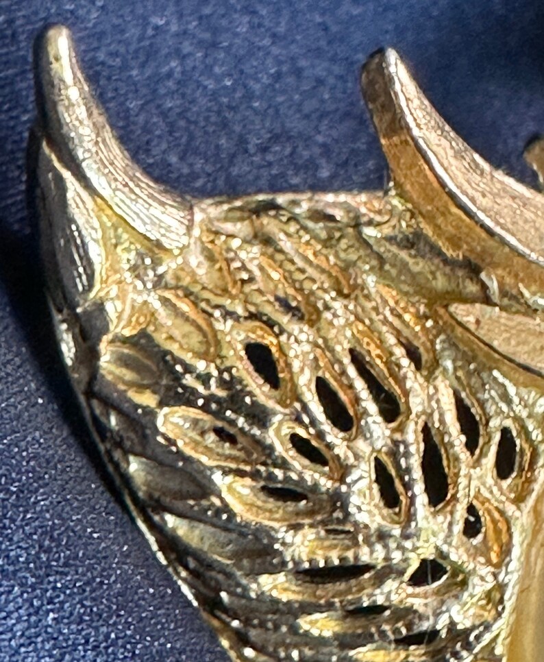 Broche de perla sintética con cisne blanco de KJL, estilo vintage de ...