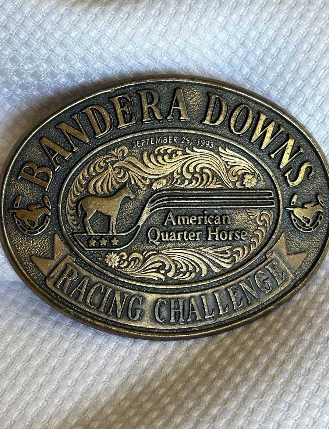 Rare HTF Bandera Downs American Quarter Horse Racing Challenge 1993 ...