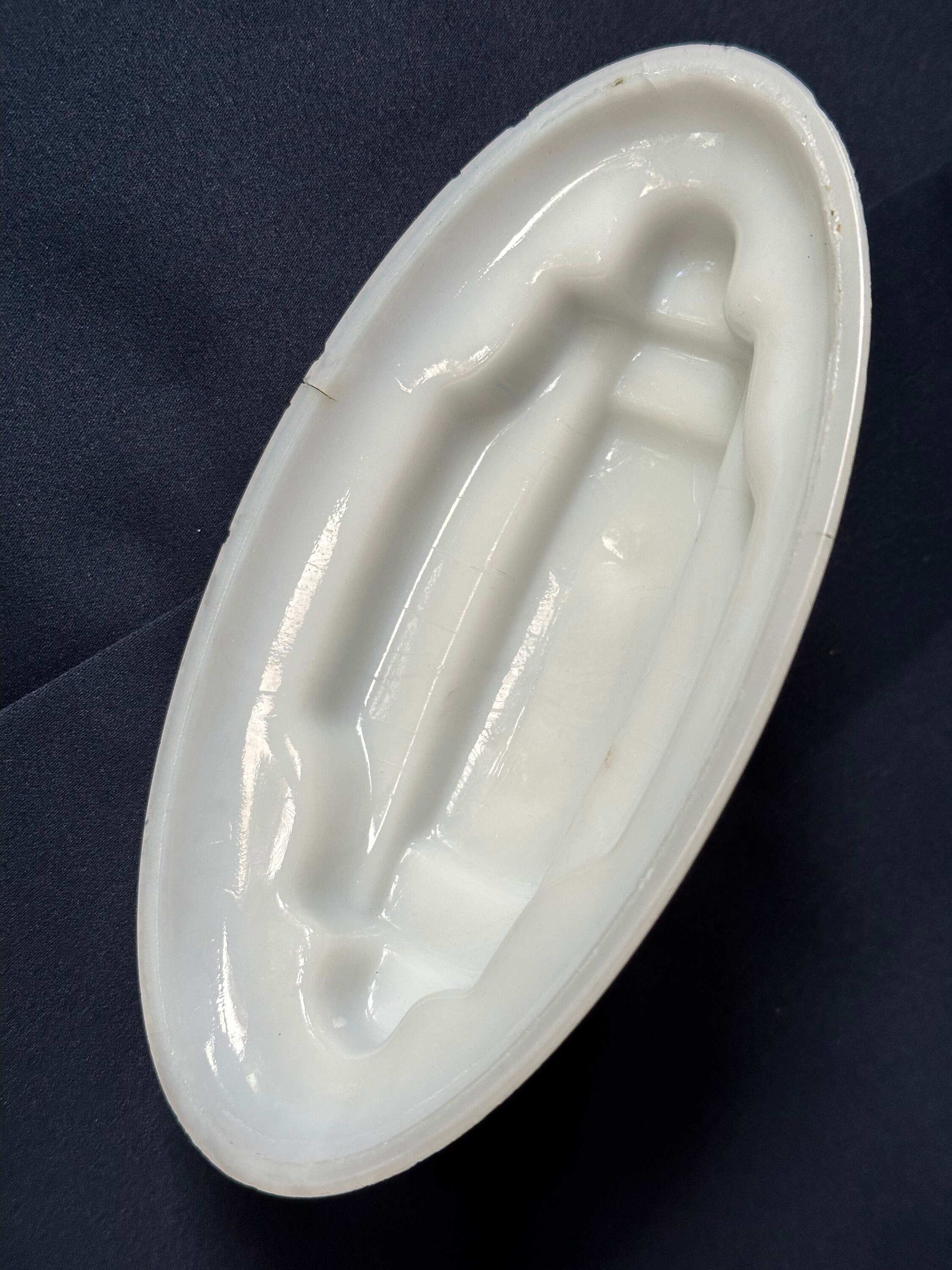 Antique USS Olympia Milk Glass Mustard Dish Covered Dish1899 - Etsy