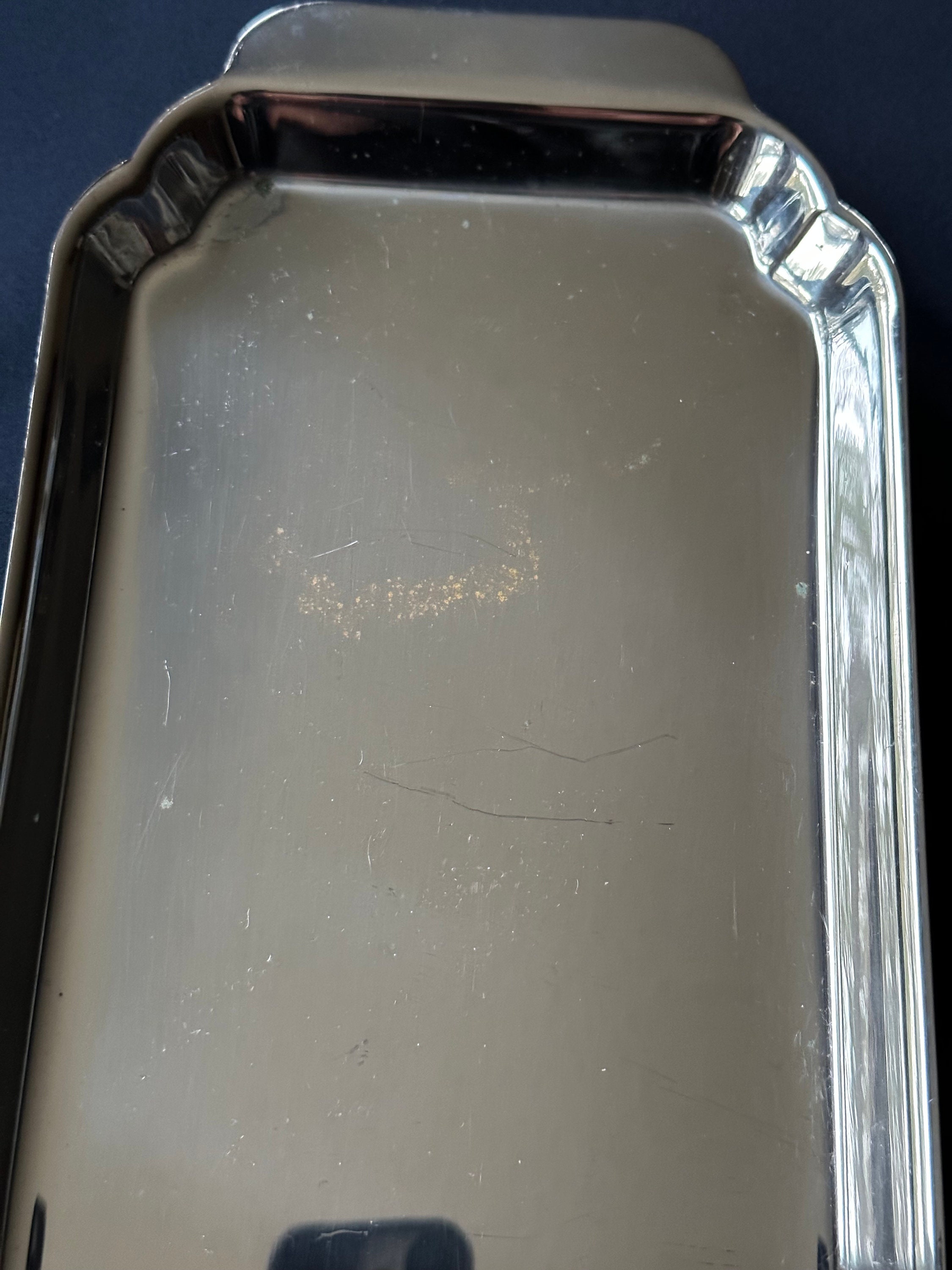 Art Deco Rare Chrome Plated Tray by Chase USA Walter Von - Etsy