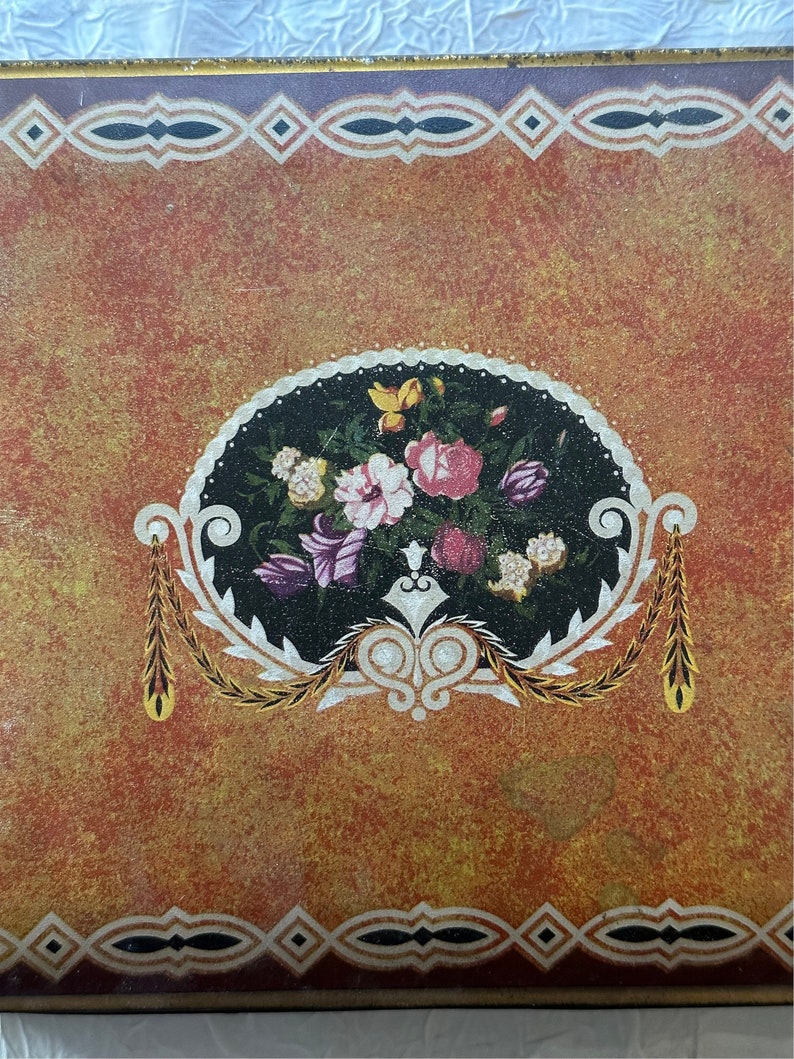 Vintage Uneeda Nabisco Biscuit Tin: Floral Art Deco Metal Box - Etsy