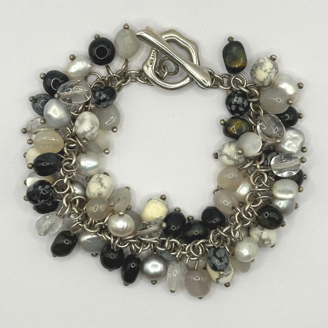 Whitney Kelly Sterling Silver 925 Cultured Pearl Quartz Howlite ...