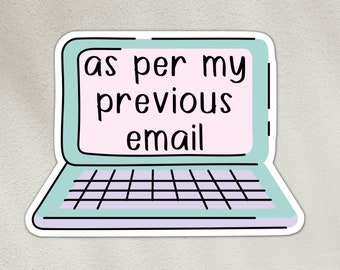 Per My Previous Email - Etsy