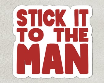 Stick Man Sticker - Etsy
