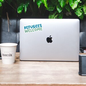 Refugees Welcome Sticker Refugees Welcome, Anti-racism, Political ...