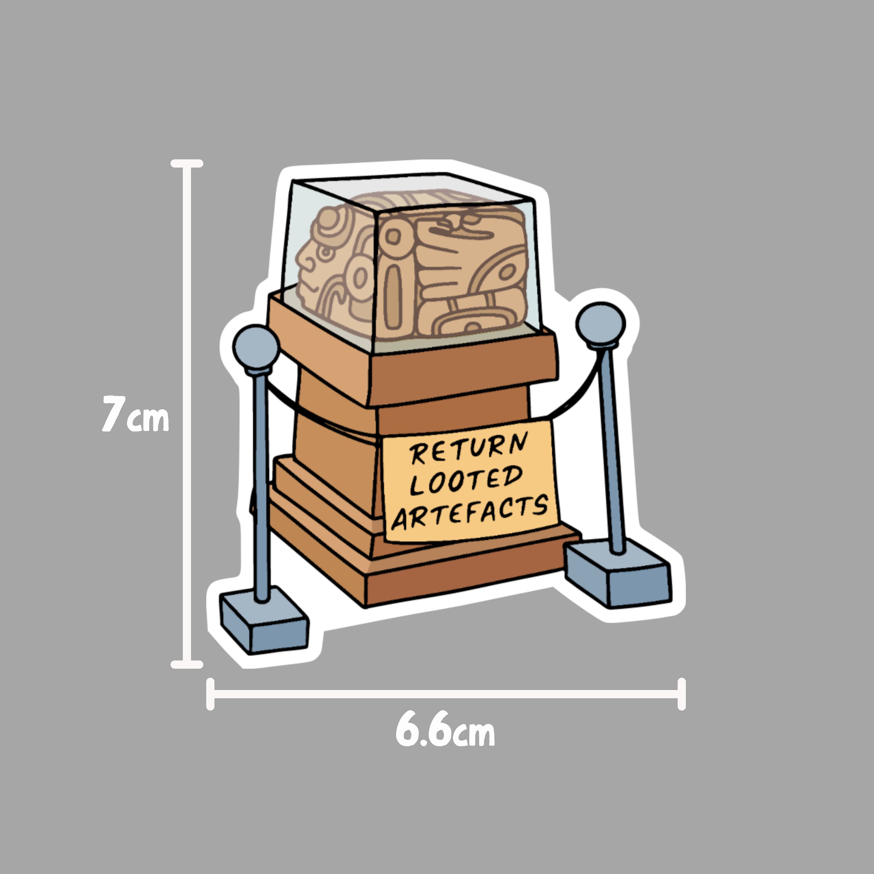Return Looted Artefacts Sticker Anti-colonialism - Etsy