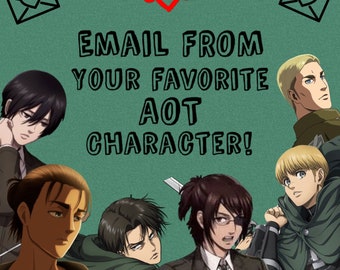 Attack on Titan Email - Etsy