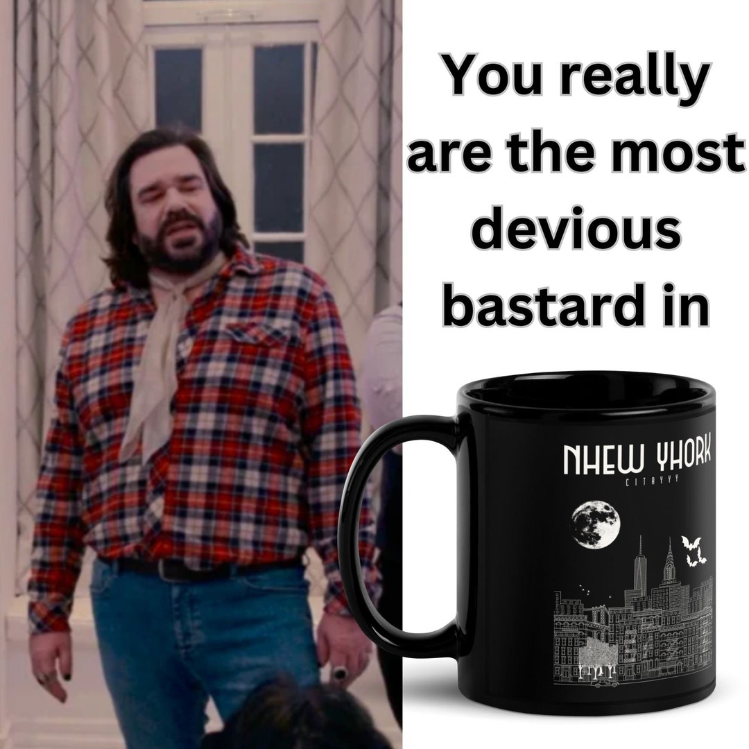 FX WWDITS Inspired | Laszlo New York City | Black Glossy Mug | Nandor ...