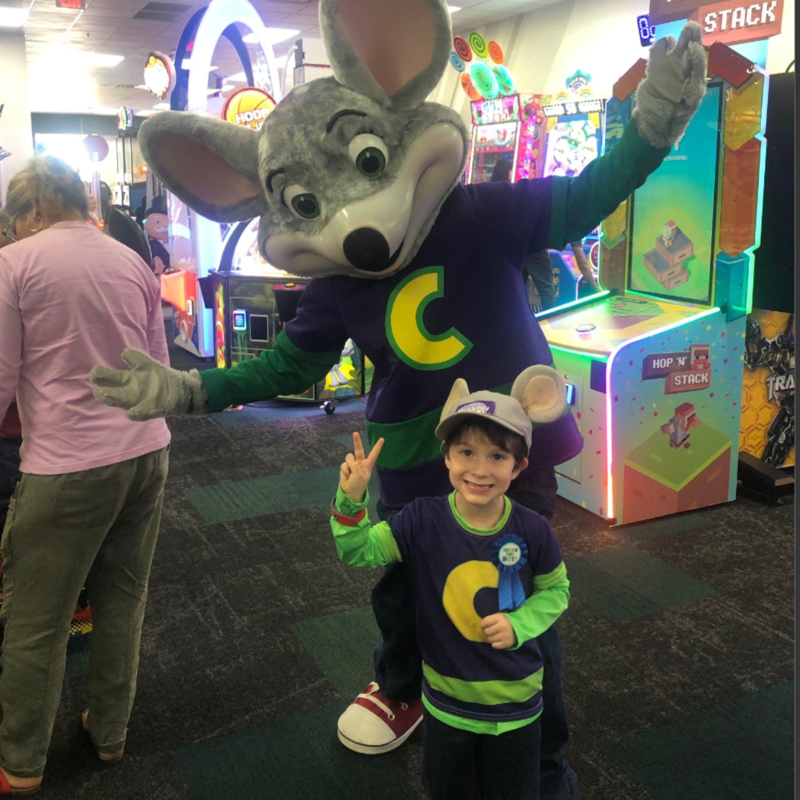 Chuck E Cheese Rockstar Crew Neck Tshirt Sizes From Toddlers to Adult ...