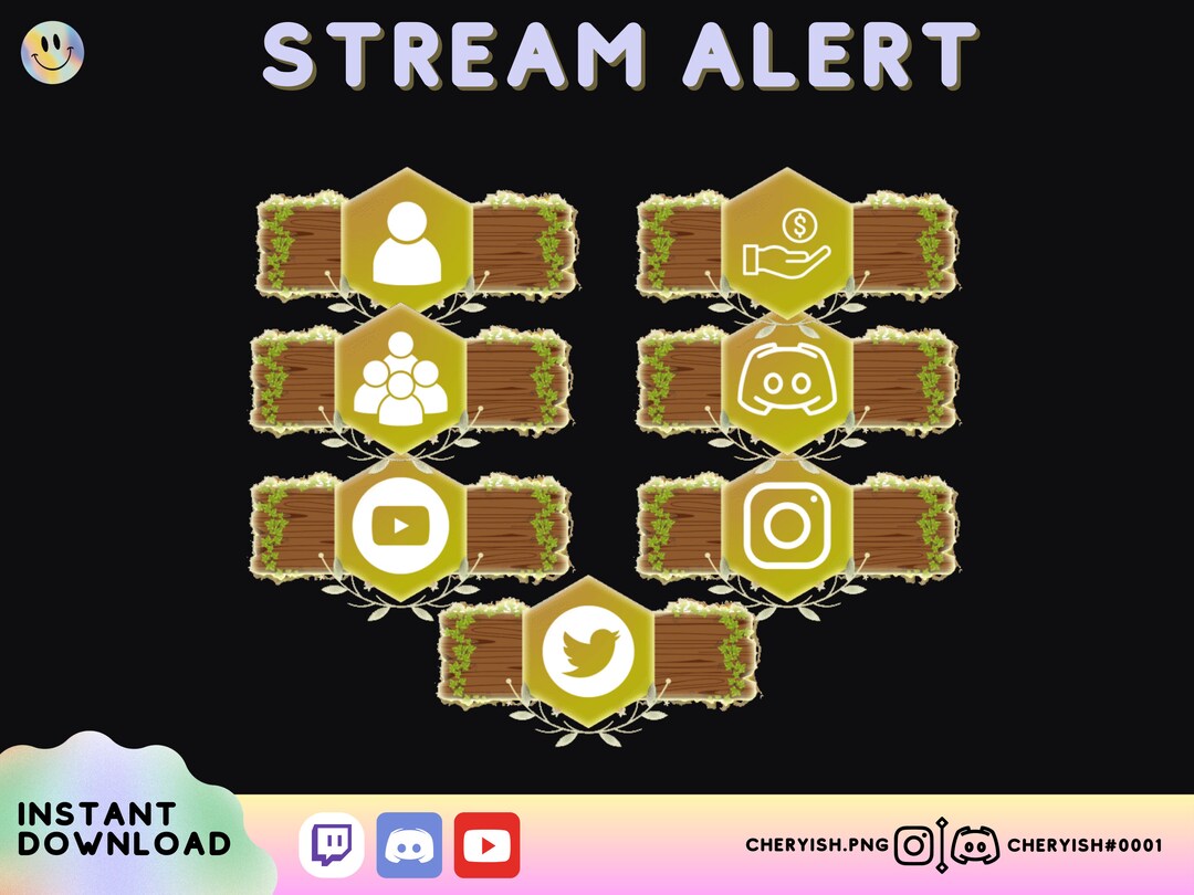 Wood Alert Box Twitch Alert Box Animated Alert Box - Etsy