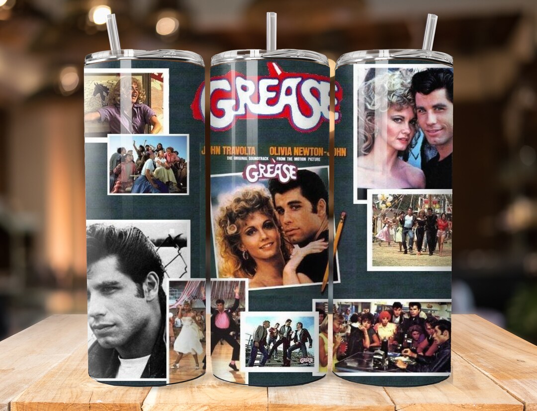Grease Png, Tumbler Wrap, Collage, Wrap, Sublimation Design, 20oz ...