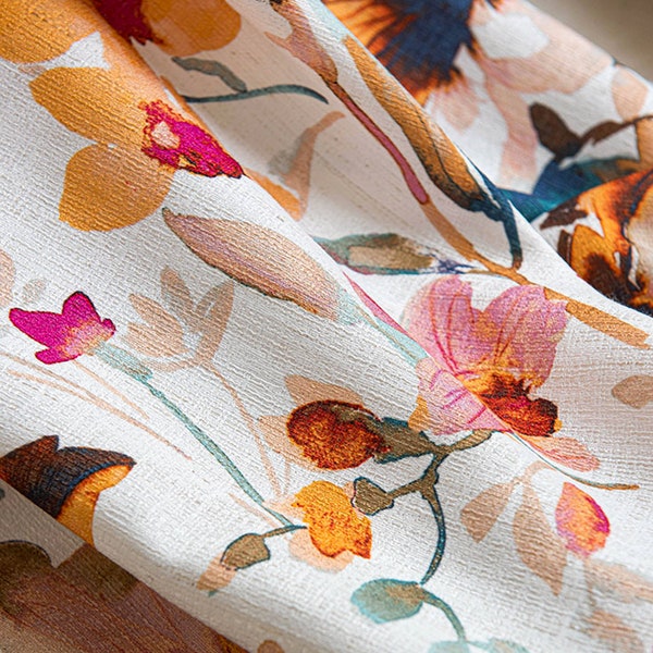Floral Curtains - Etsy