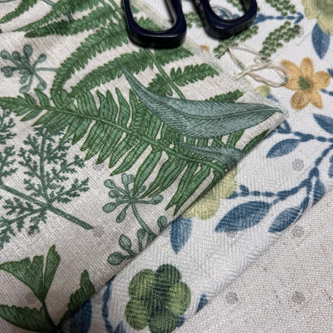Sample of Curtain Fabric - Etsy