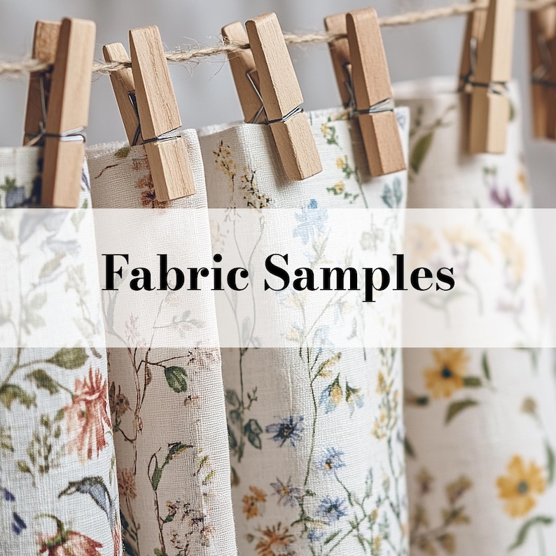 Sample of Curtain Fabric - Etsy